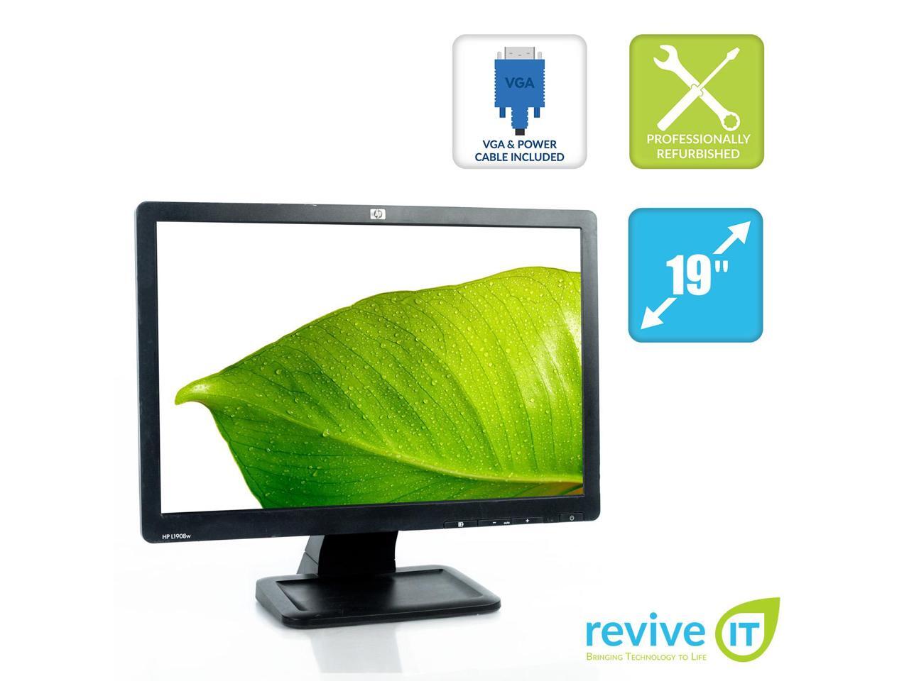Refurbished: HP LE1901W 1440 x 900 19" LCD TFT Monitor VGA 16:10 ...