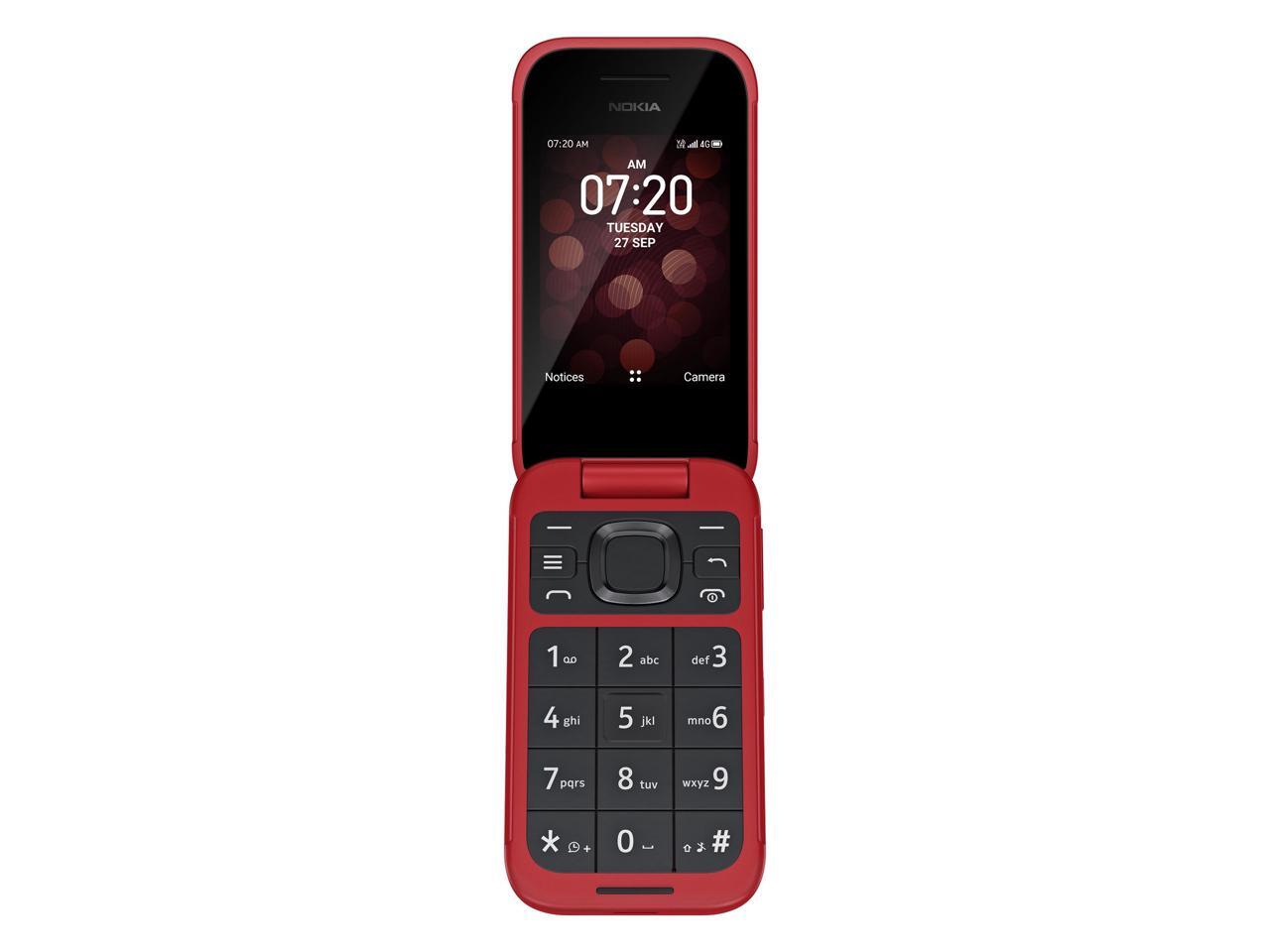 Nokia 2780 Flip TA-1420 GSM / Verizon Unlocked Flip Phone - Red ...