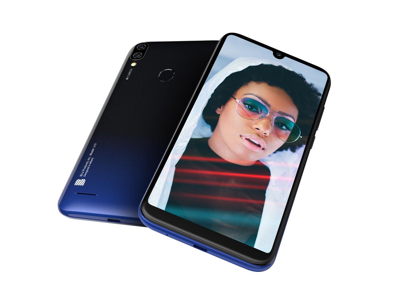 BLU V70 V0530WW 64GB GSM Unlocked SmartPhone - Black - Newegg.com