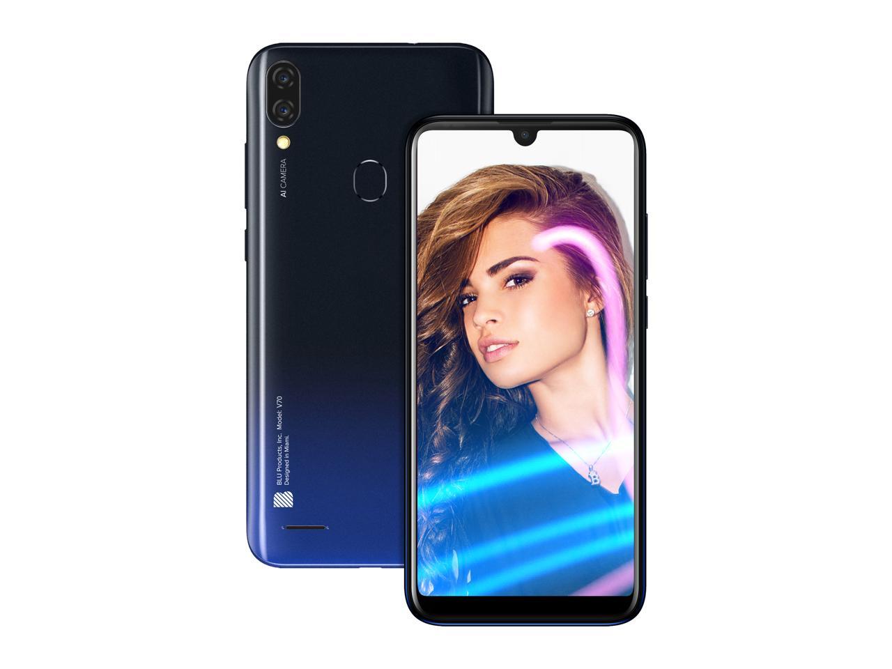 BLU V70 V0530WW 64GB GSM Unlocked SmartPhone - Black - Newegg.com