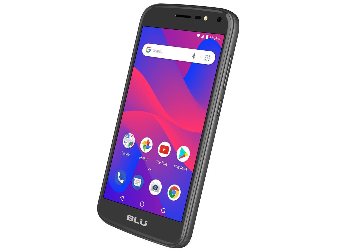 Blu C5 2018 C014U 3G Unlocked GSM Dual-SIM Phone 5" Black 8GB 1GB RAM ...