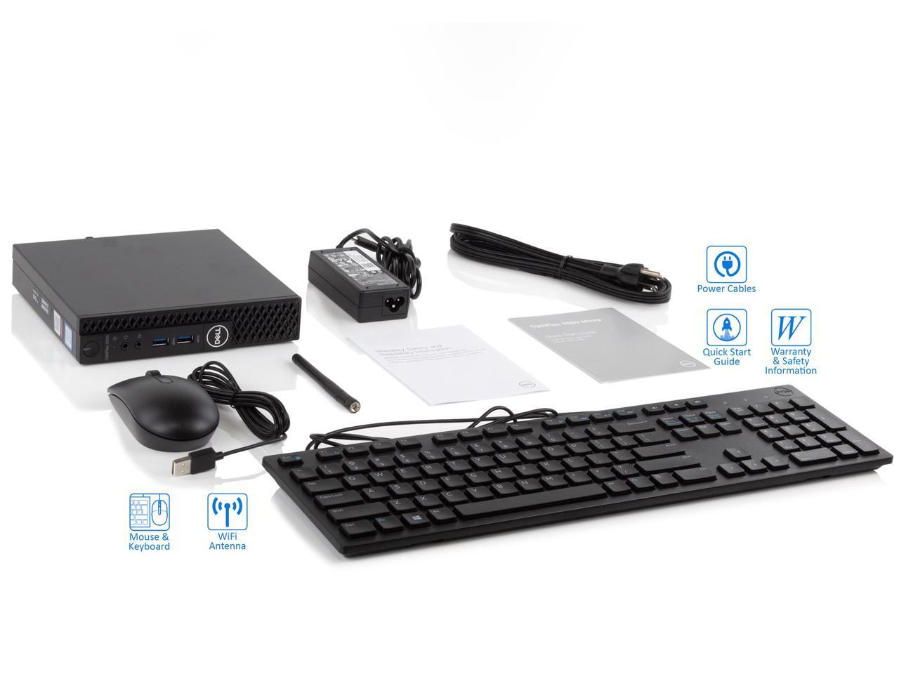 Used - Like New: Dell OptiPlex 3060 Micro Desktop, Intel 6-Core i5 ...