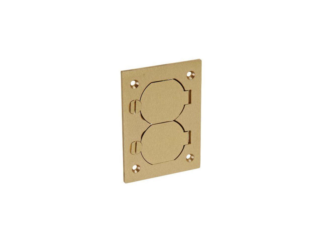 HUBBELL WIRING DEVICE-KELLEMS S3825 Electrical Box Cover, 1 Gang(s ...