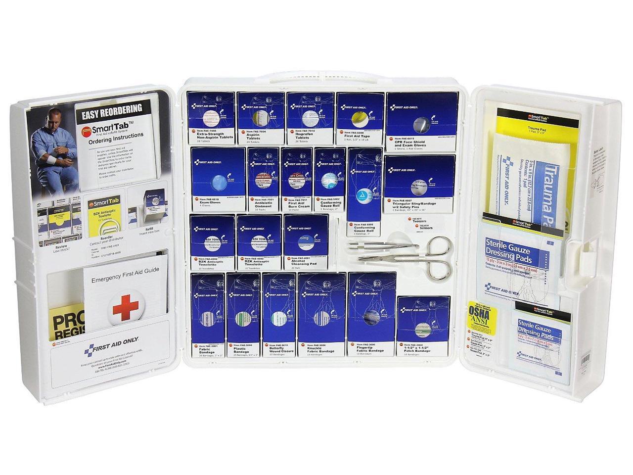 First Aid Only First Aid Kit,Plastic,235 Pieces 1000-FAE-0103 - Newegg.com