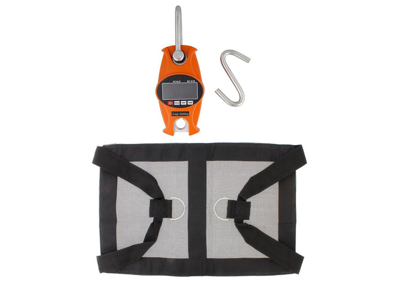 Rural365 | Orange Digital Hanging Scale & Calf Sling – Mini Crane Scale ...