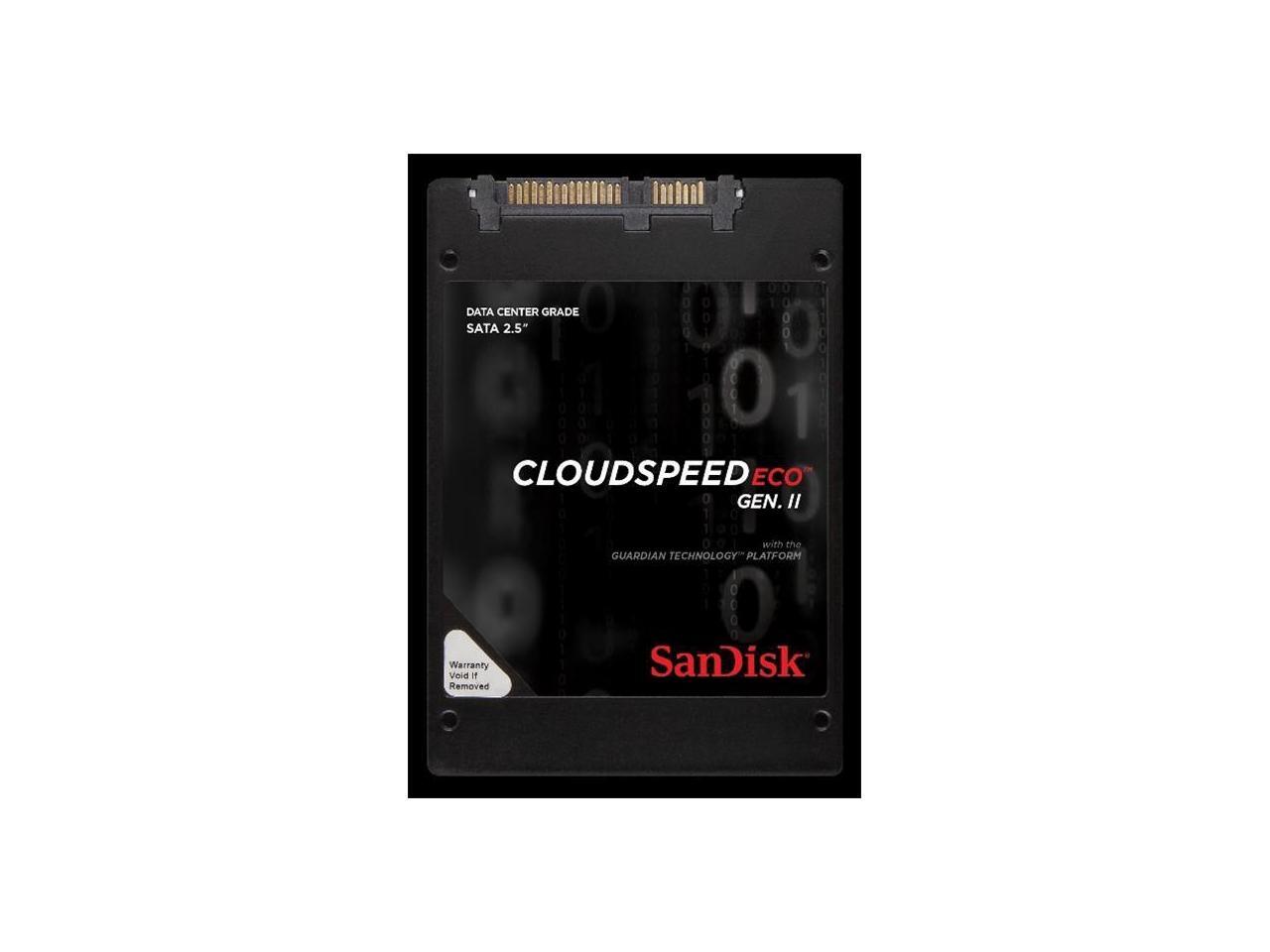 Sandisk CloudSpeed Eco Gen II 960GB SATA 6Gb/s 2.5-Inch Data Center SSD (SDLF1DAR-960G) - Newegg.com