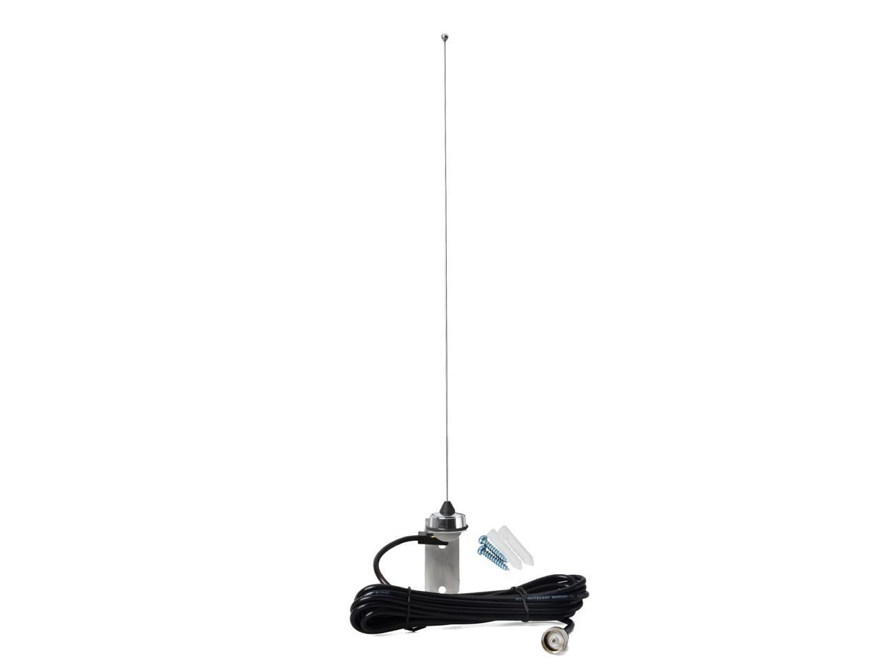 VHF NMO Antenna with NMO Vehicle Antenna Mount to UHF PL-259 Connector ...