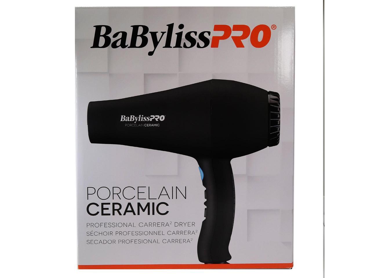 BaBylissPRO Carrera2 Professional Porcelain Ceramic Ionic 1900 Watts ...