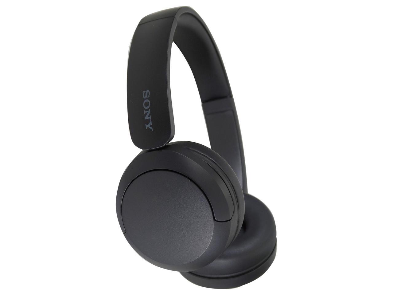Sony WHCH520B Wireless Headphones with Microphone - Black - Newegg.com