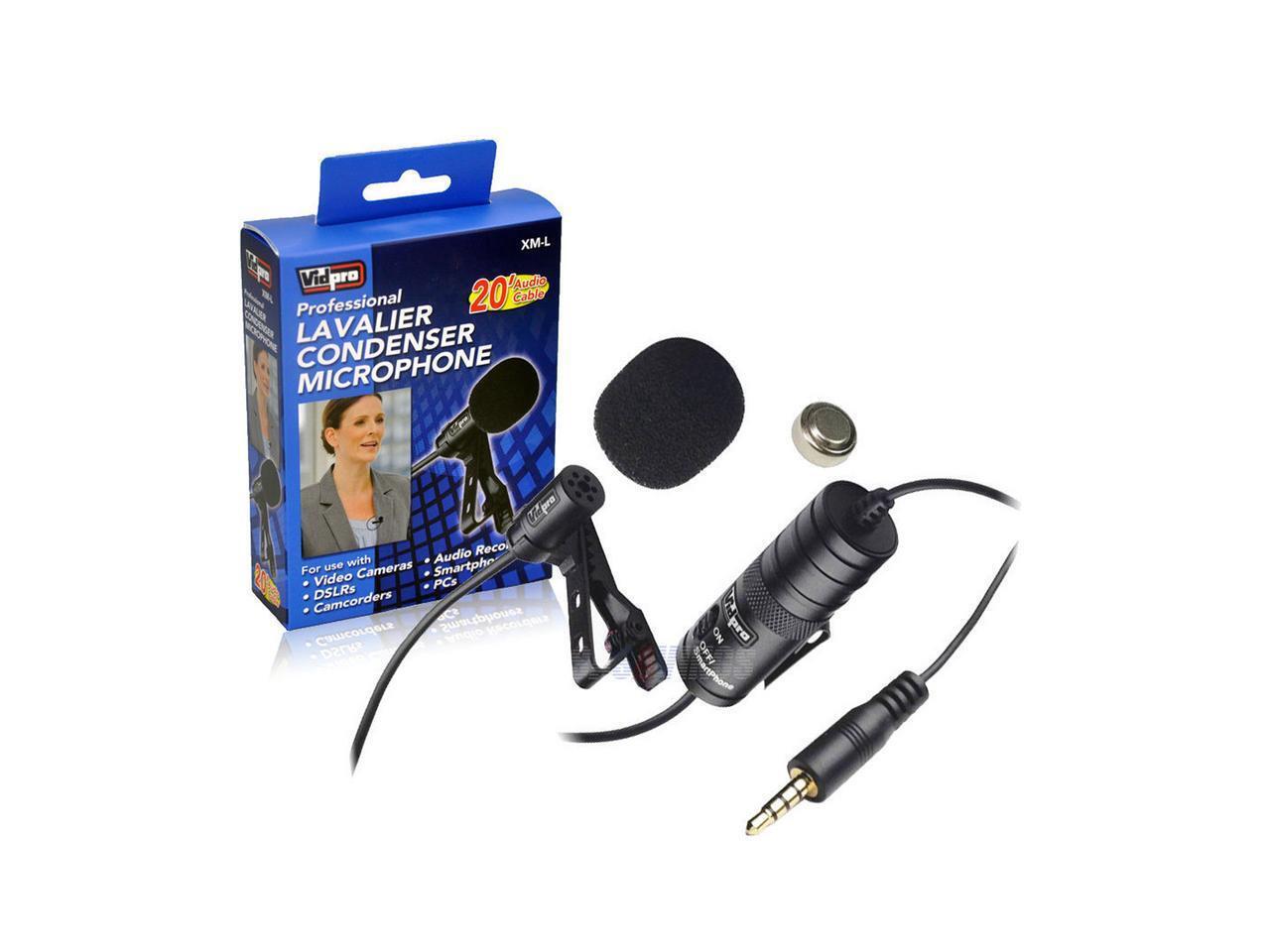 Panasonic Lumix DMC-LX10 Digital Camera External Microphone Vidpro XM-L ...
