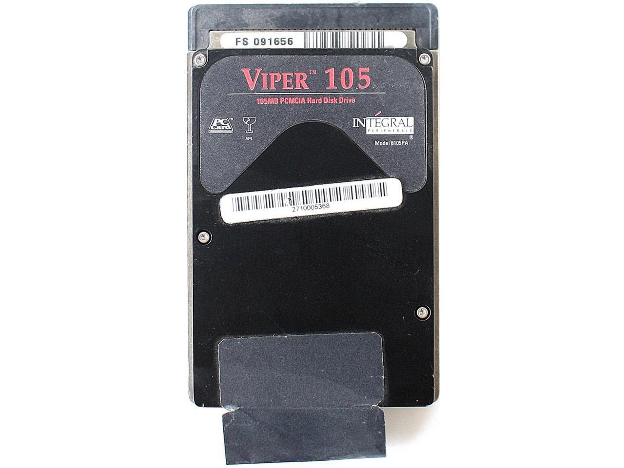 Refurbished: INTEGRAL Model 8105PA, VIPER 105, PCMCIA Hard Disk Drive ...
