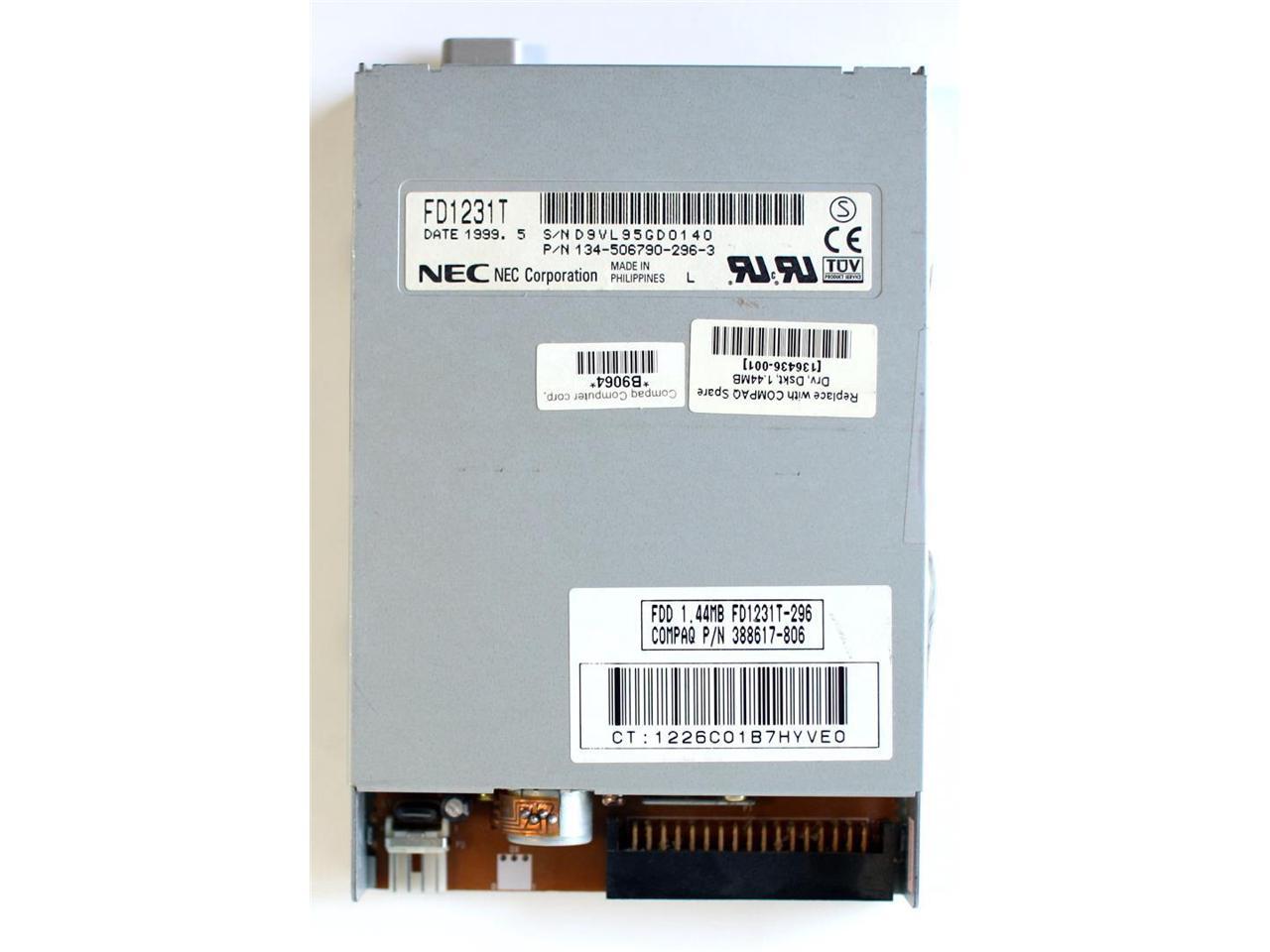 Refurbished: FDD, FD1231T, FD1231T-296 COMPAQ P/N 388617-806, (FL-101 ...