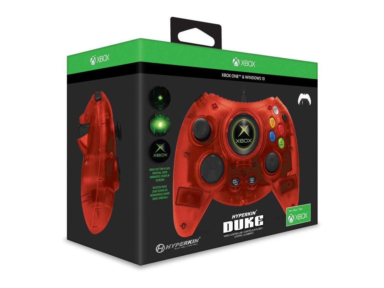 Hyperkin Duke Wired Controller for Xbox One/Windows 10 PC (Red Limited ...