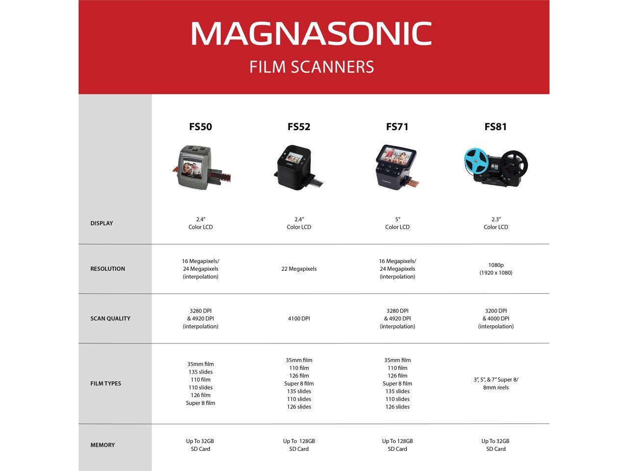 Magnasonic All In One High Resolution 24MP Film Scanner Converts 35mm magnasonic-all-in-one-high-resolution-24mp-film-scanner-converts-35mm
