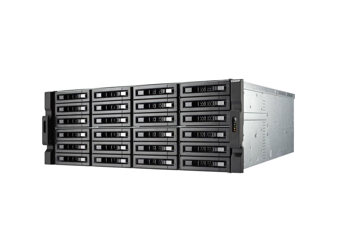 QNAP 24-bay High Performance Unified Storage with Built-in 10GbE ...