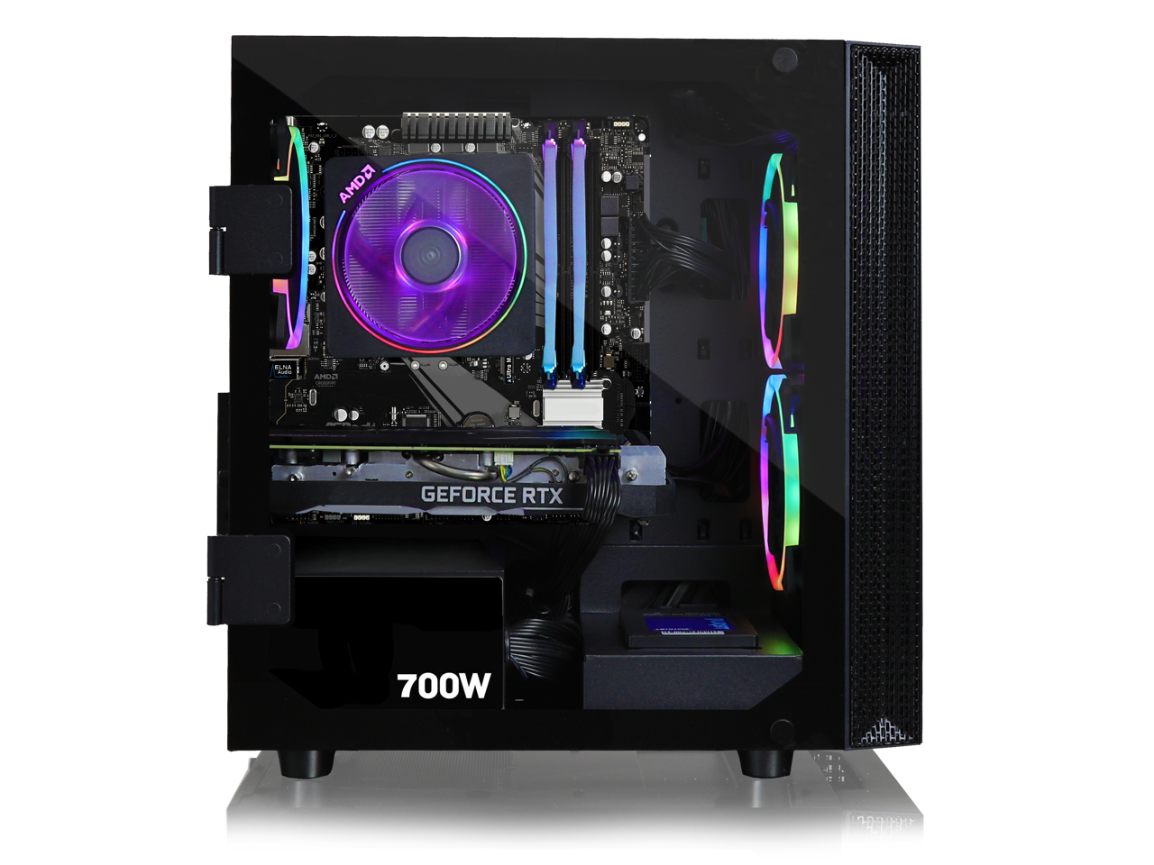 CLX SET Gaming PC - AMD Ryzen 7 3800X 3.9GHz 8-Core, 16GB DDR4 3000, GeForce RTX 2070 SUPER 8GB ...