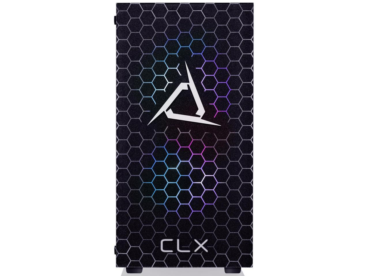 CLX SET Gaming Desktop - AMD Ryzen 5 5600G 3.9GHz 6-Core Processor, 8GB DDR4 Memory, Radeon Vega ...