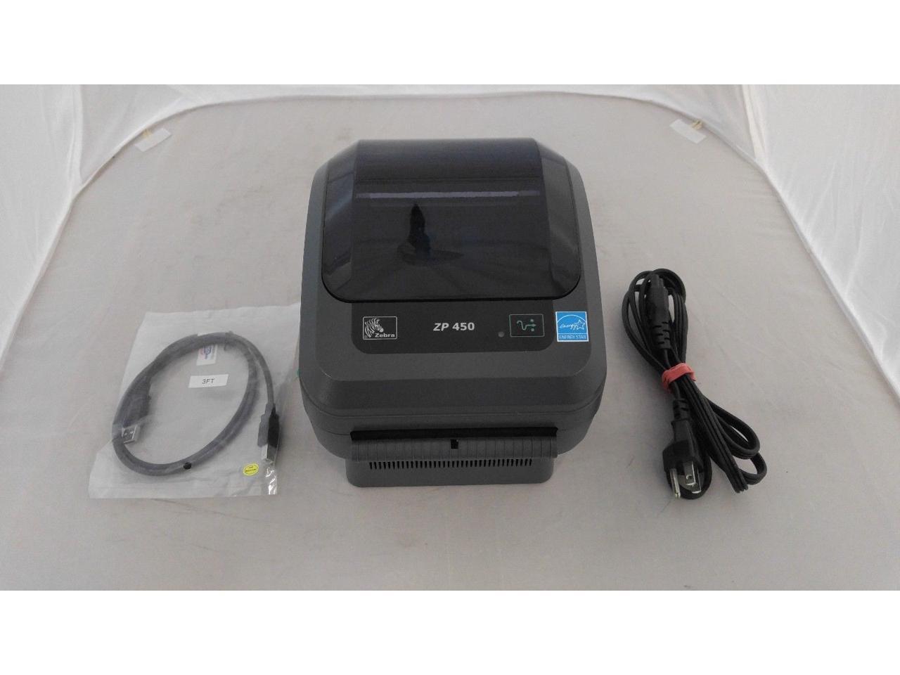 Refurbished: ZEBRA ZP 450 ZP45005010000A Thermal Label Printer - USB ...