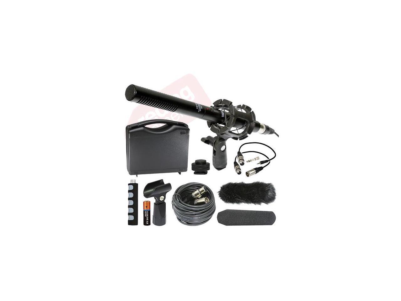 Vidpro XM-55 - 13-Piece - 11" Condenser Shotgun Microphone Kit - Newegg.com
