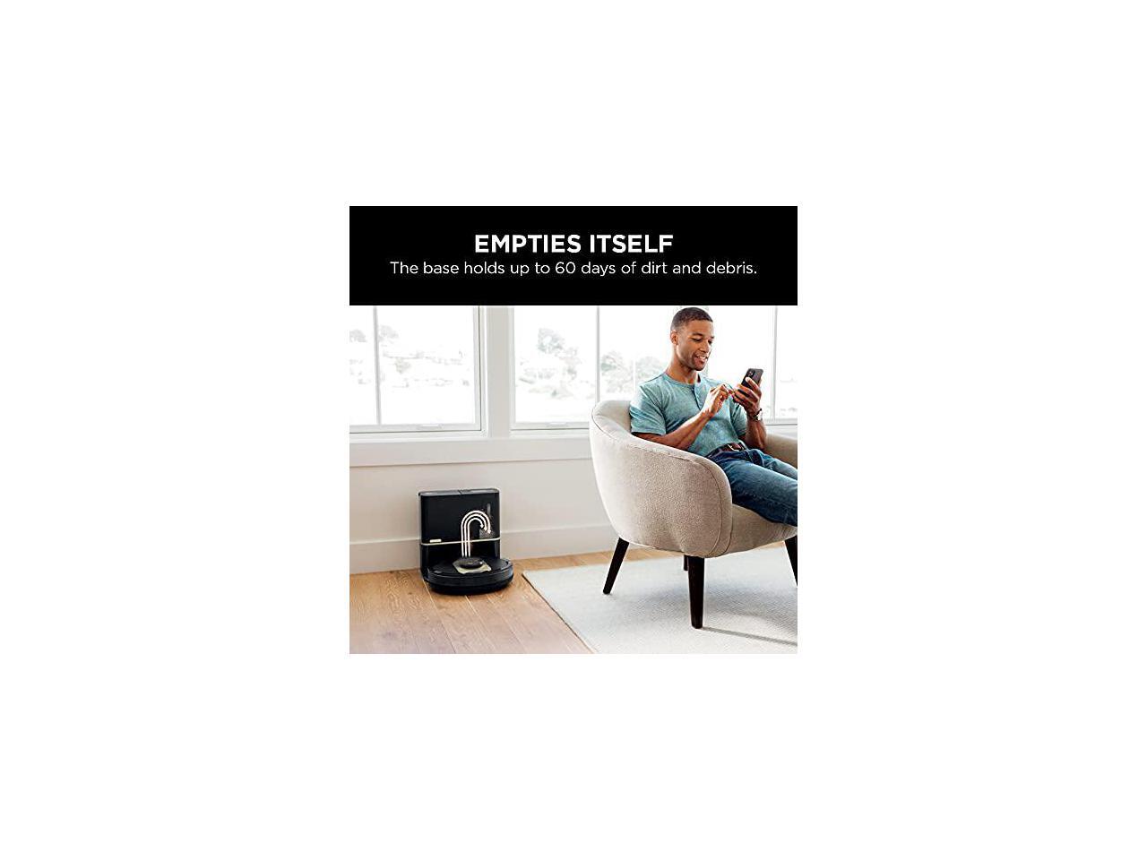 Shark AV2501AE AI Robot Vacuum with XL HEPA Self-Empty Base, Bagless ...