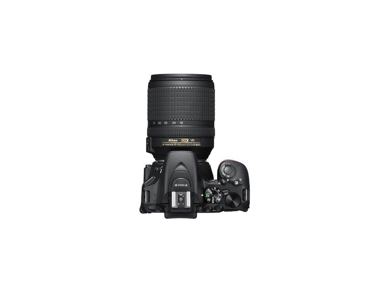 Nikon D5600 DSLR Wi-FI NFC 24.2MP DX CMOS Camera AF-P 18-55mm VR Lens ...