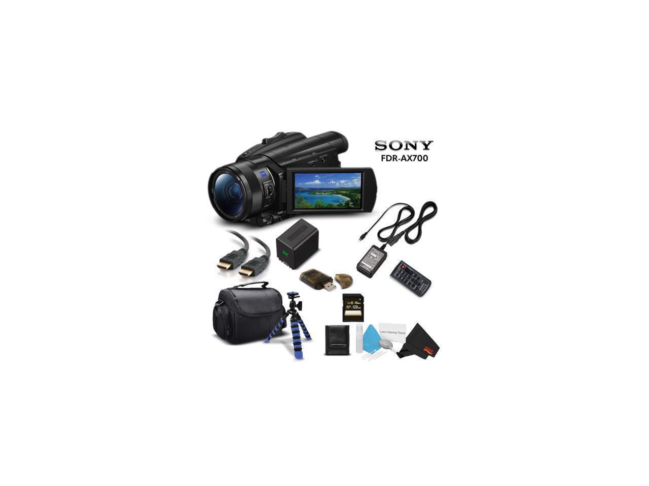 Sony Handycam FDR-AX700 4K HD Video Camera Camcorder (Intl Model) With ...