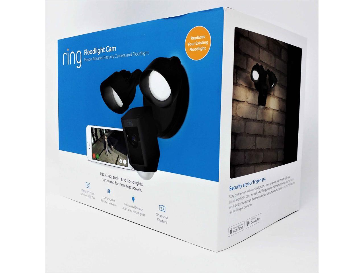 Ring Floodlight Cam, Motion-Activated HD Security Camera with built-in ...