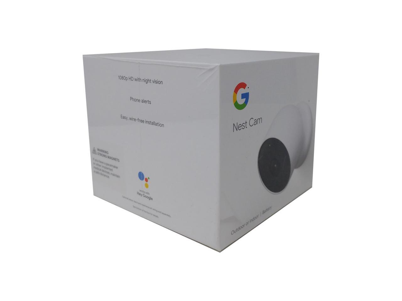Google Nest GA01317-US Camera Battery Outdoor/Indoor 2-Way Talk IP54 ...
