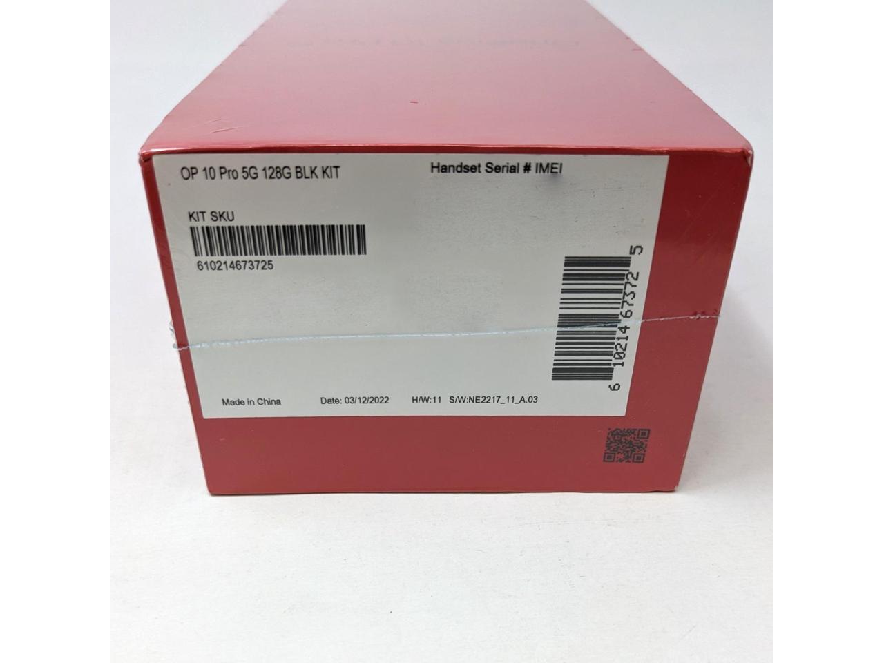 Oneplus 10 Pro 5G NE2217 128GB GSM Unlocked 6.7 In AMOLED Display 8GB ...