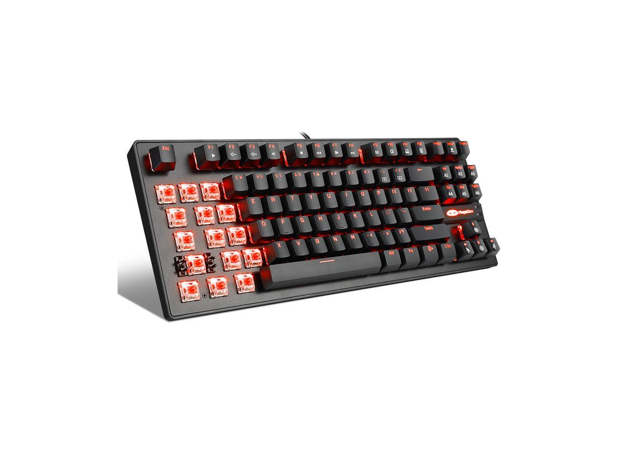 MK1 PC Mechanical Gaming Keyboards - Red LED Backlit Mechanical ...