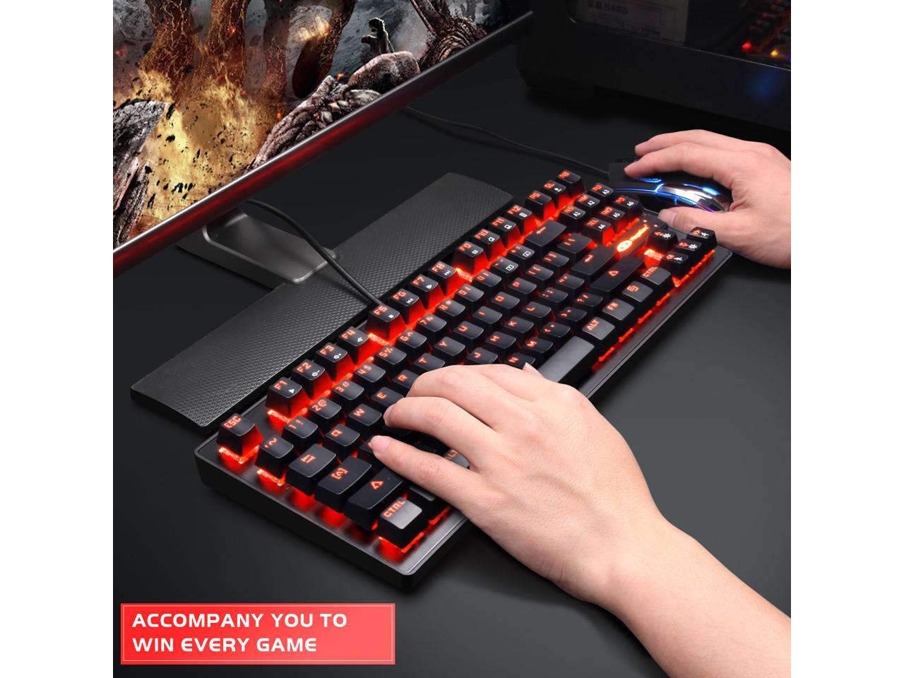 MK1 PC Mechanical Gaming Keyboards - Red LED Backlit Mechanical ...