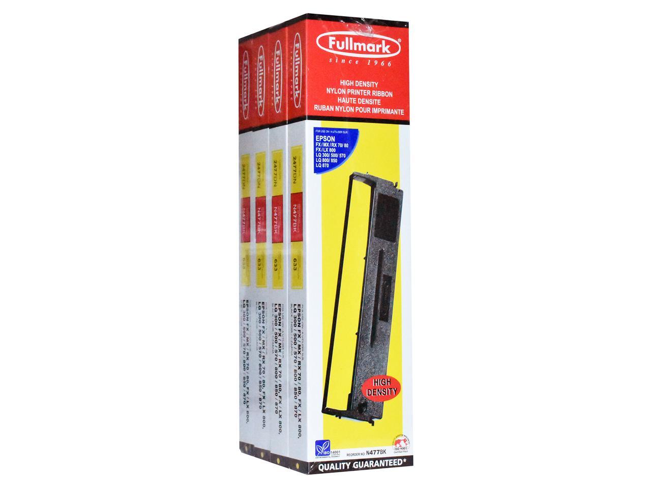 Fullmark N477BK High Density Nylon Printer Ribbon compatible ...