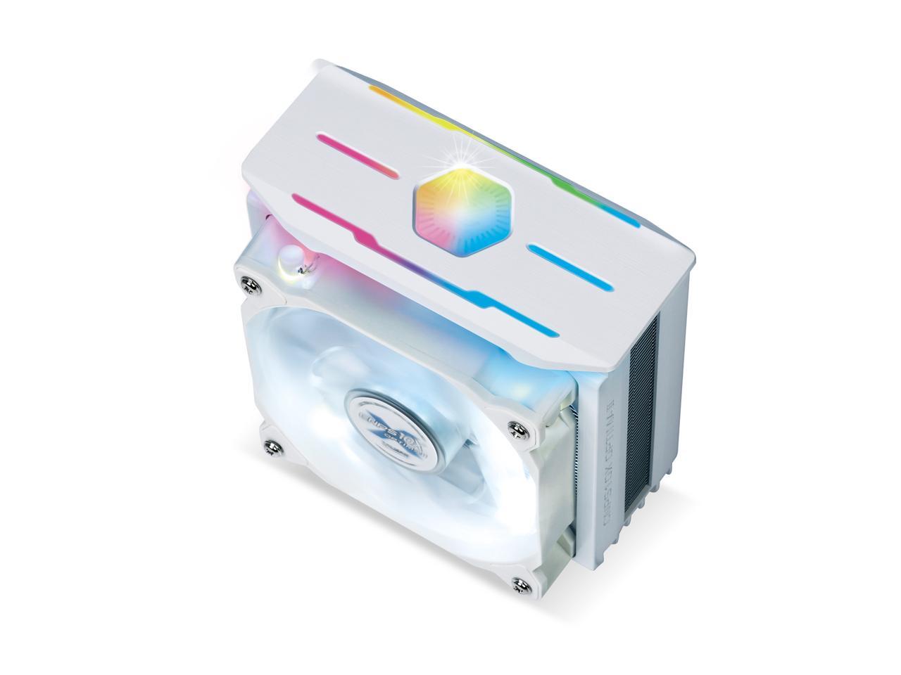 ZALMAN CNPS10X Optima II Ultra Quiet CPU Cooler, 120mm PWM RGB LED Dual ...