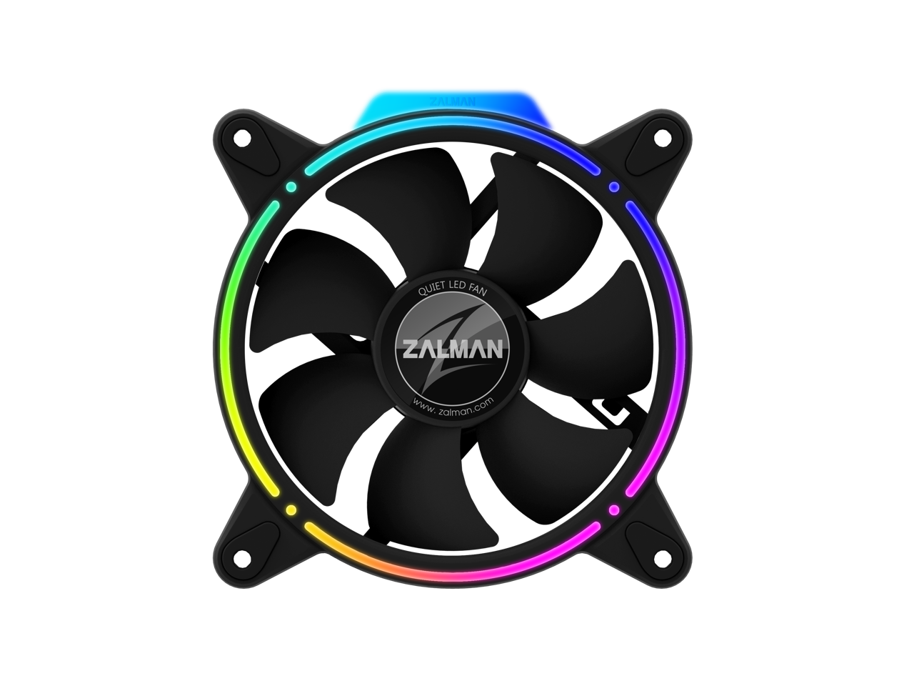 ZALMAN ZM-RFD120 Addressable RGB LED Case Fan Front / Rear Double ...