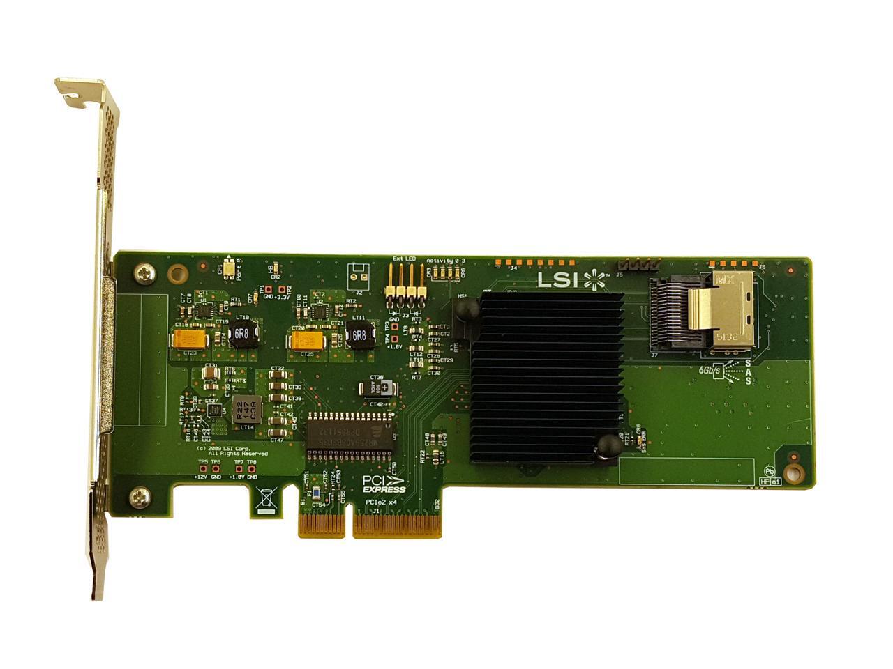 Refurbished: LSI 9211-4i RAID Controller 4 port 6Gb SAS / SATA PCI-E ...