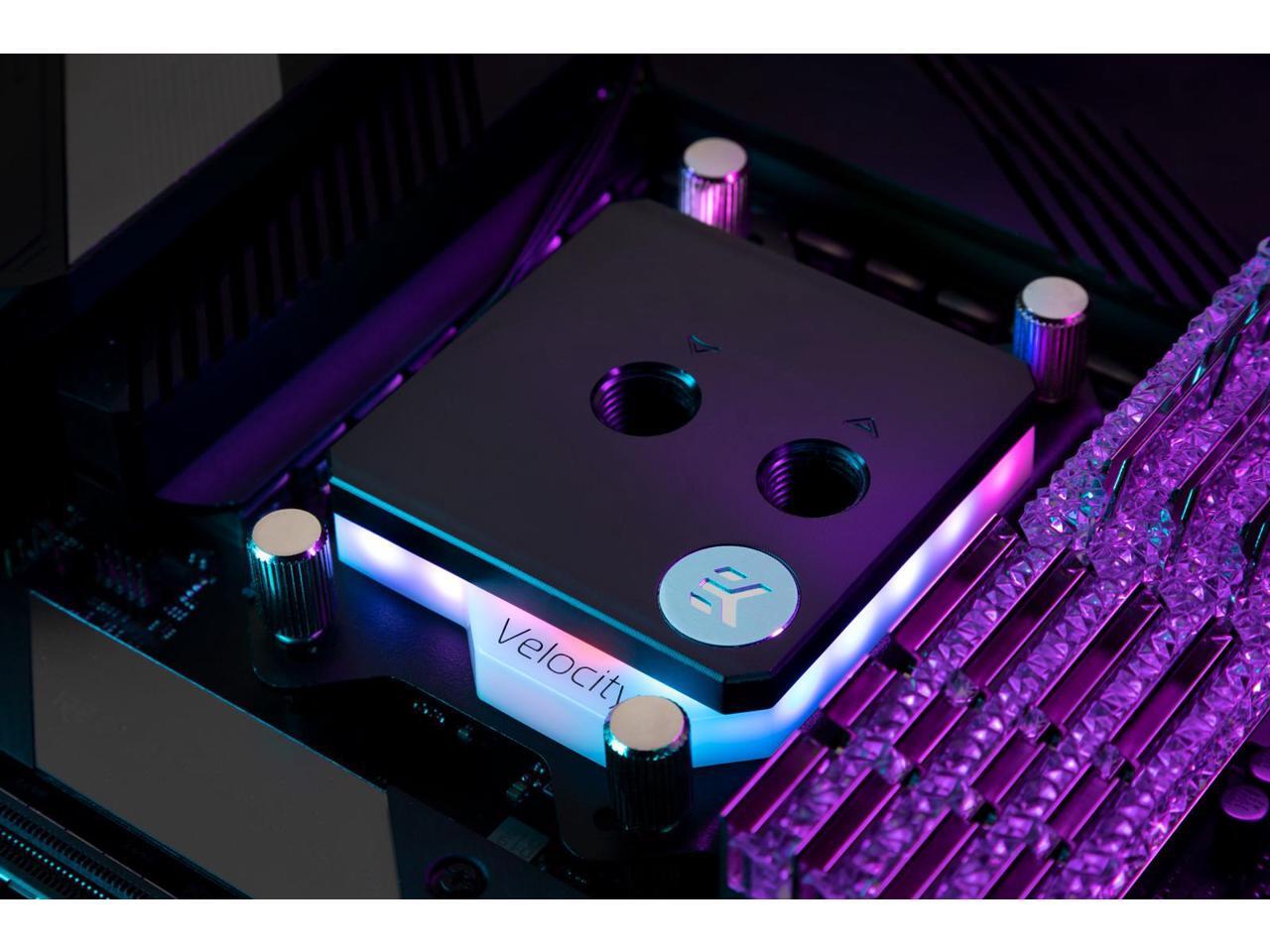 EKWB EK-Quantum Velocity CPU Water Block, AMD CPU, Digital RGB, Nickel ...