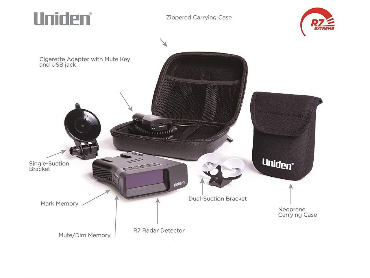 Uniden R7 Extreme Long Range Radar Detector with GPs & Threat Detection ...