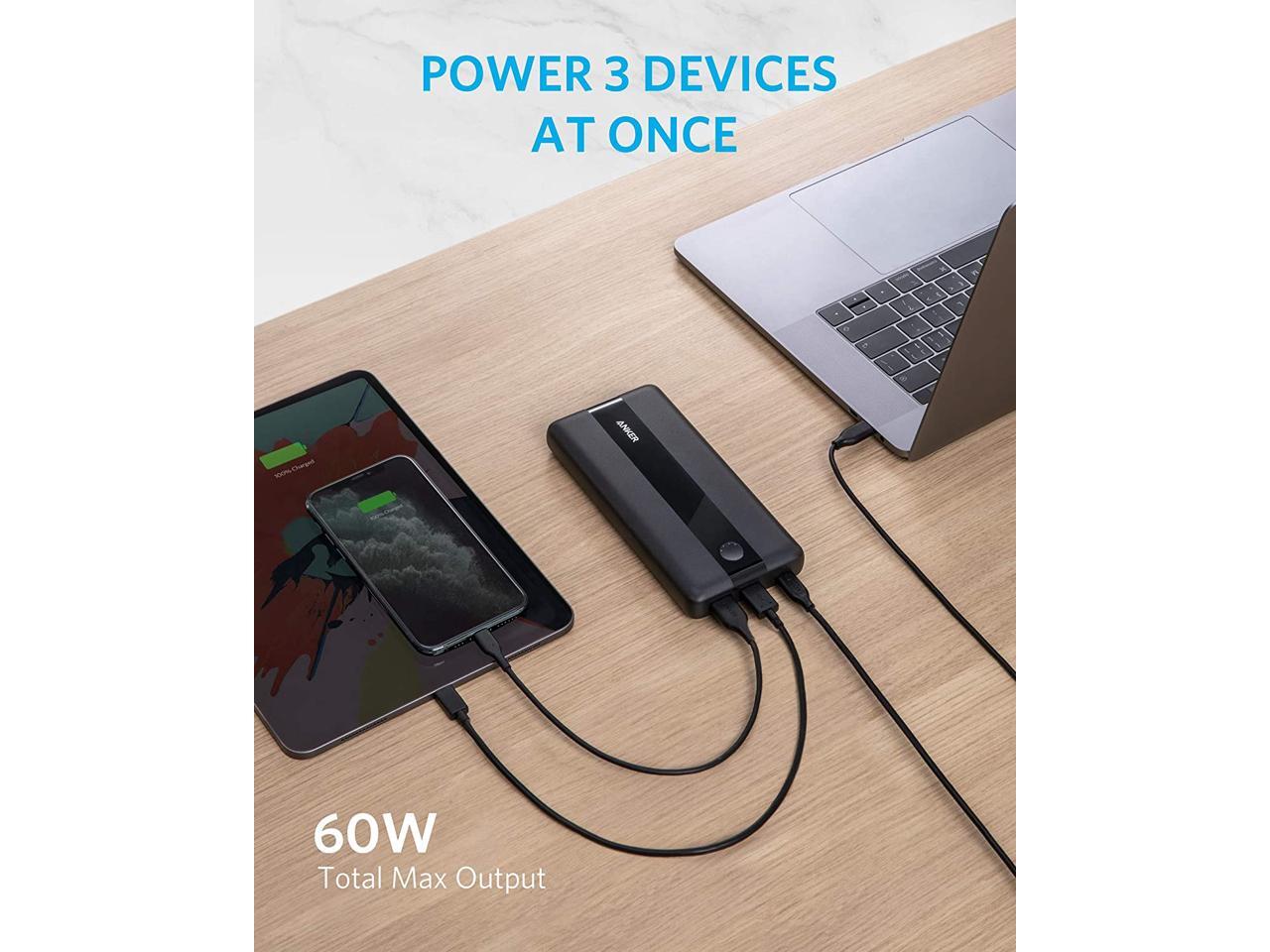 Anker PowerCore III Elite 19200 60W Portable Charger with 65W PD ...