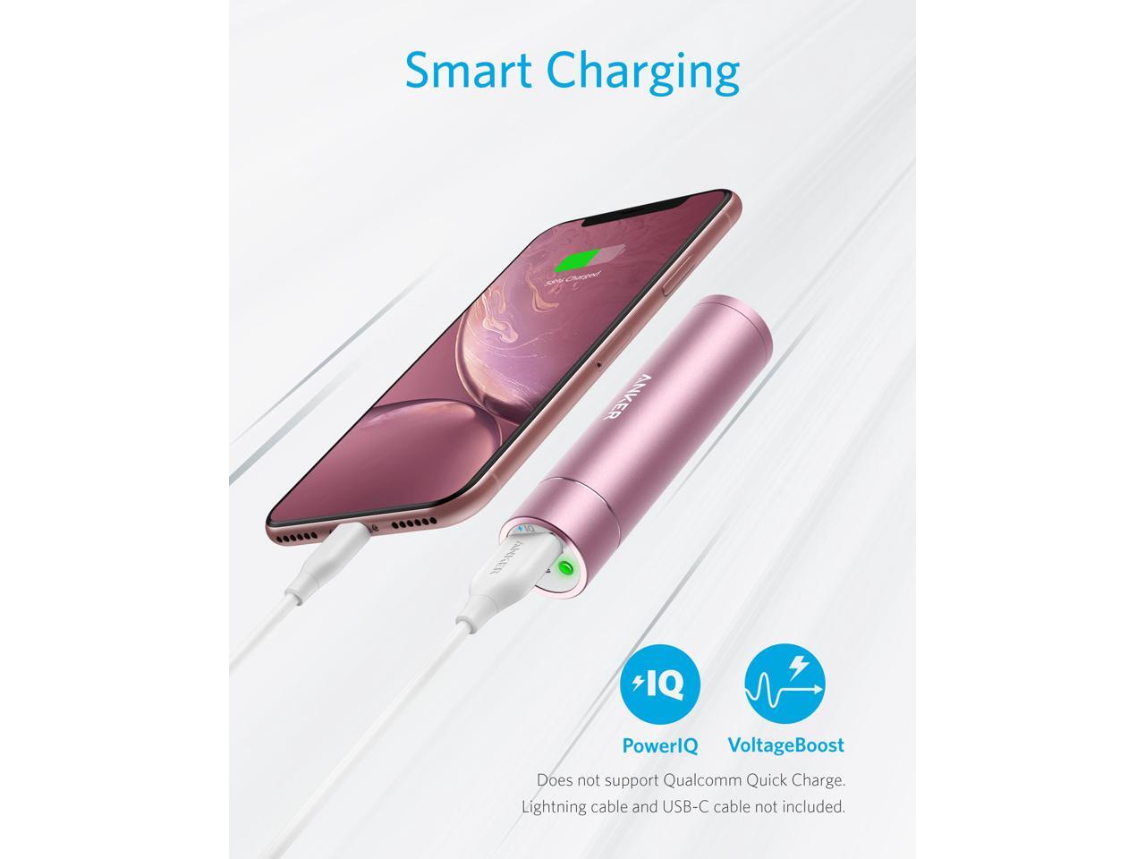 Anker PowerCore+ mini 3350mAh Lipstick-Sized Portable Charger (3rd ...