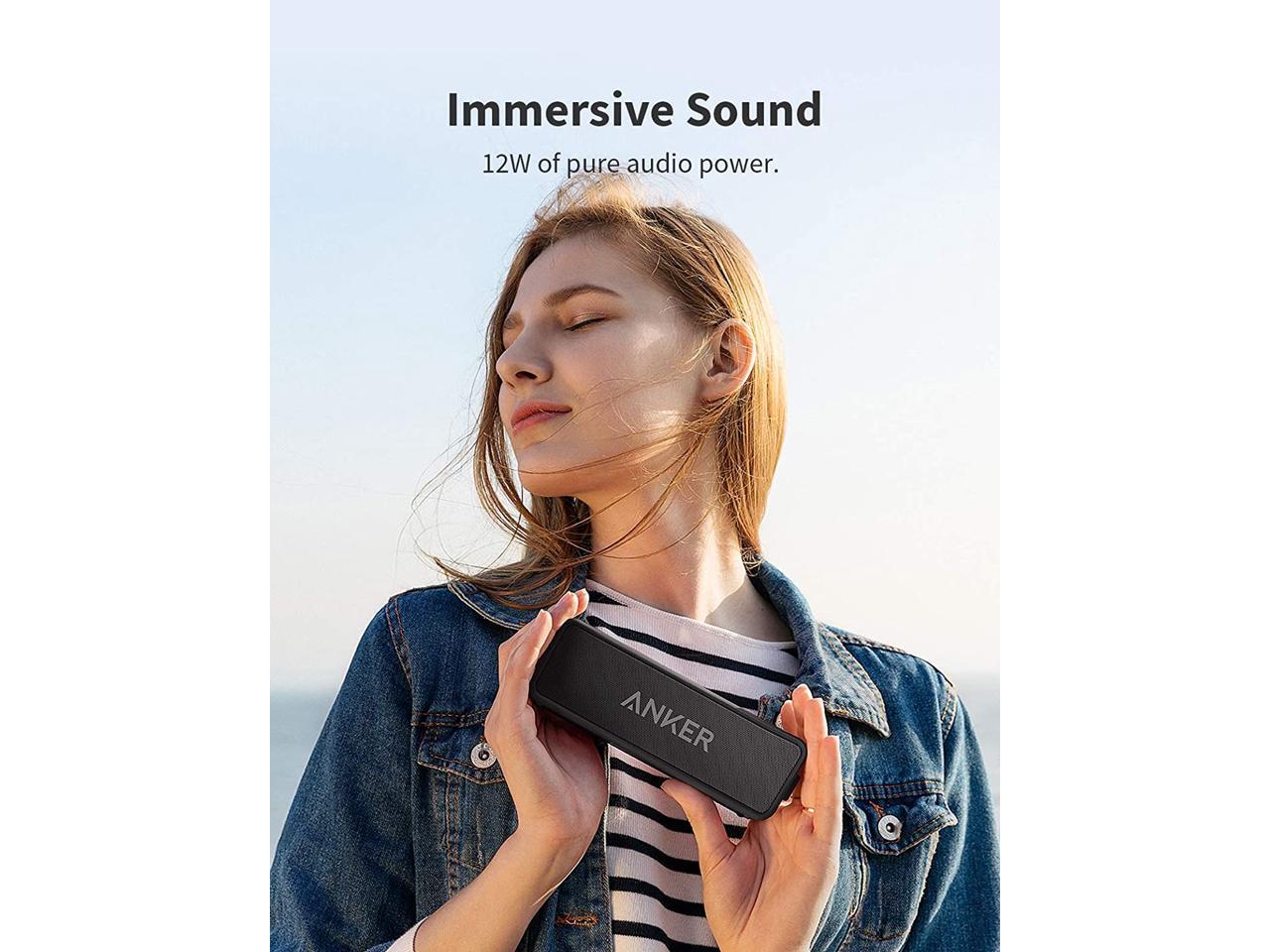 Refurbished: Anker Soundcore 2 Portable Bluetooth Speaker with 12W ...