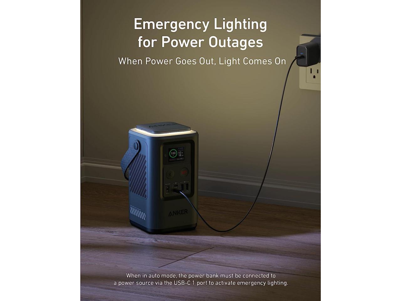 Anker 60,000mAh 548 Power Bank (PowerCore Reserve 192Wh), LiFePO4 Portable Charger with Smart ...