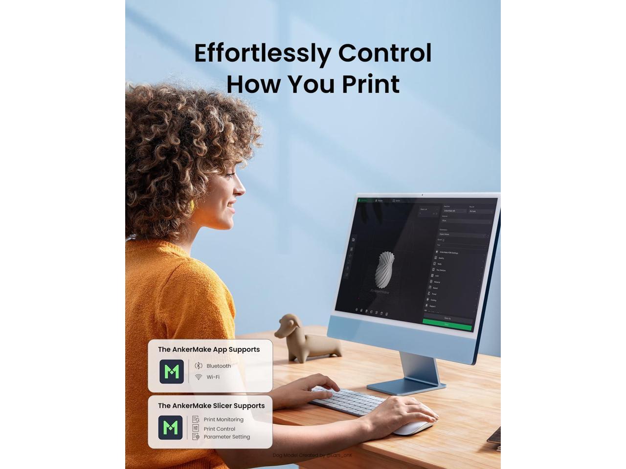 AnkerMake M5C 3D Printer, Easy Control via Multi-Device, 500 mm/s High ...