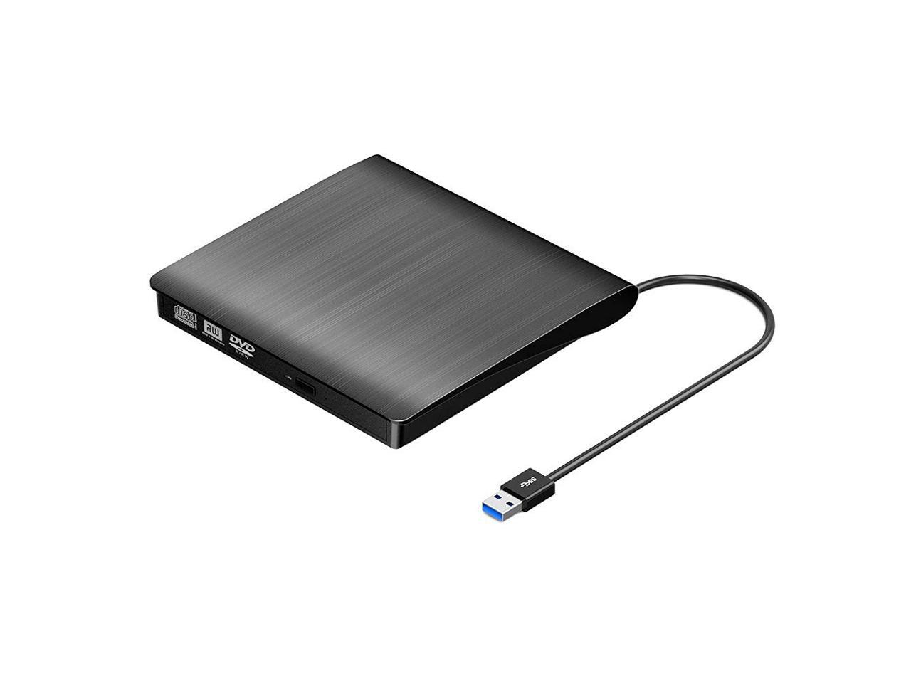 LUOM External CD DVD Drive, USB 3.0 DVD CD Player, Plug & Play Burner ...