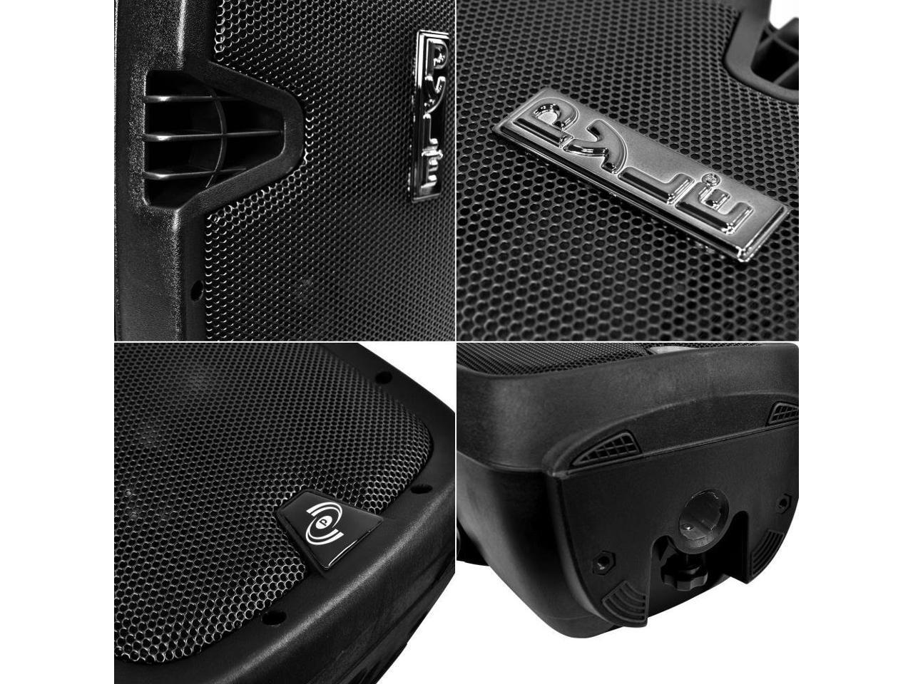 Pyle Dual 12-Inch 2-Way Powered Active Speaker PA system, Bluetooth 4.0 ...