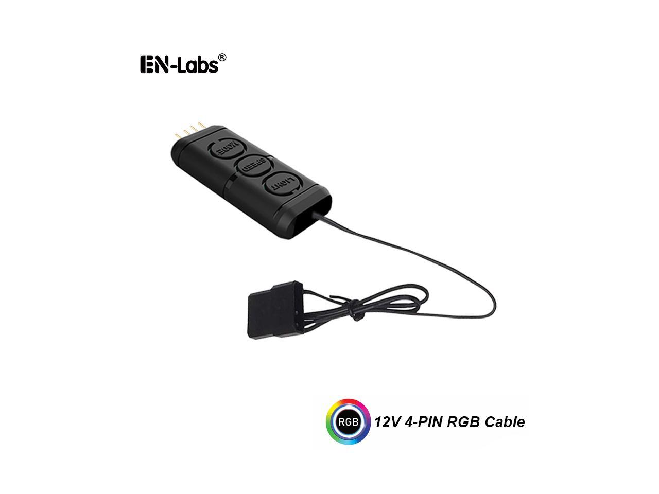 EnLabs 12V 4pin RGB Controller Cable for Computer Case Fan,12V 4 Pin to ...