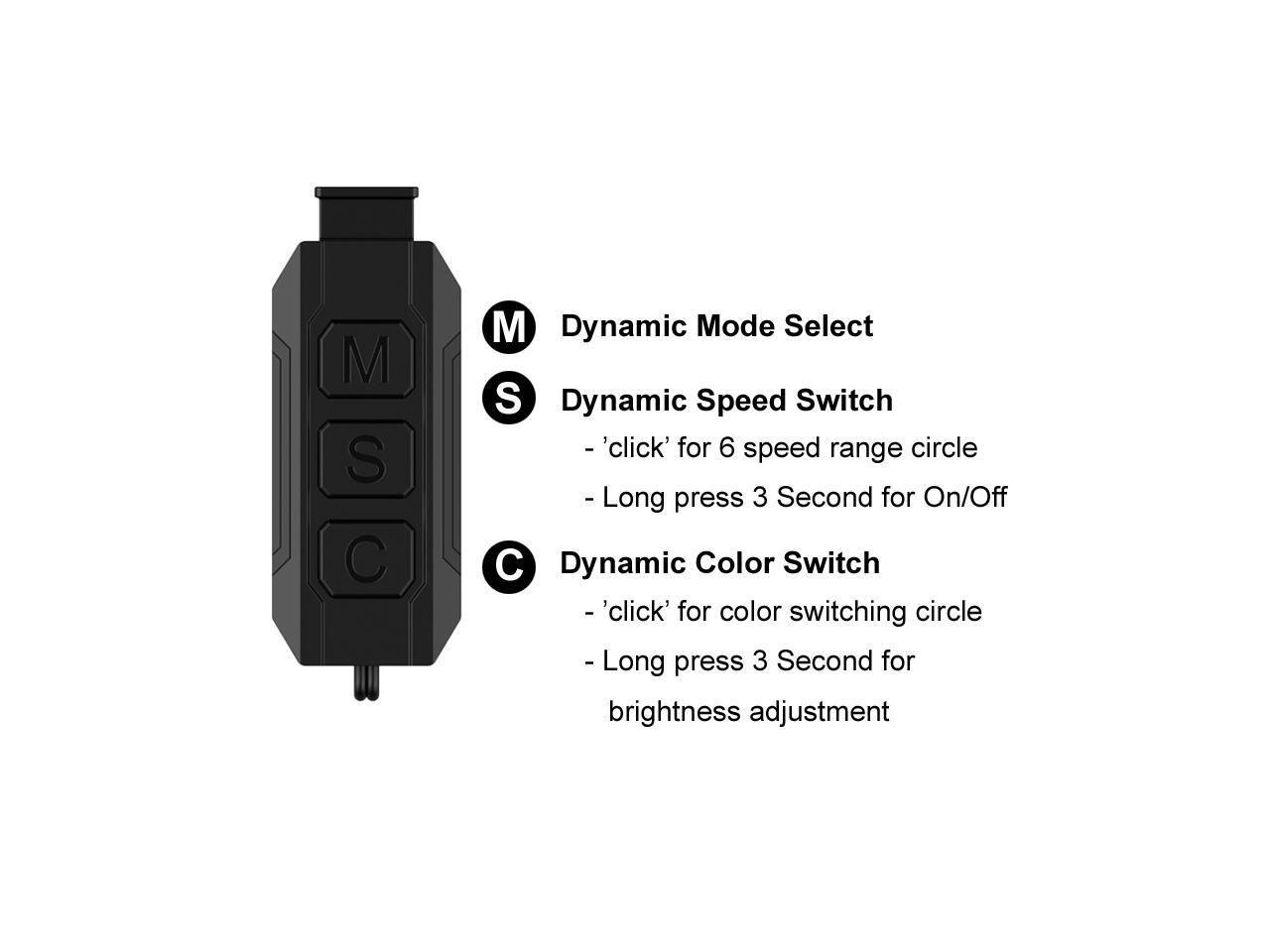 5V 3-Pin RGB / FRGB / ARGB / AURA Controller for Fans and Coolers w ...
