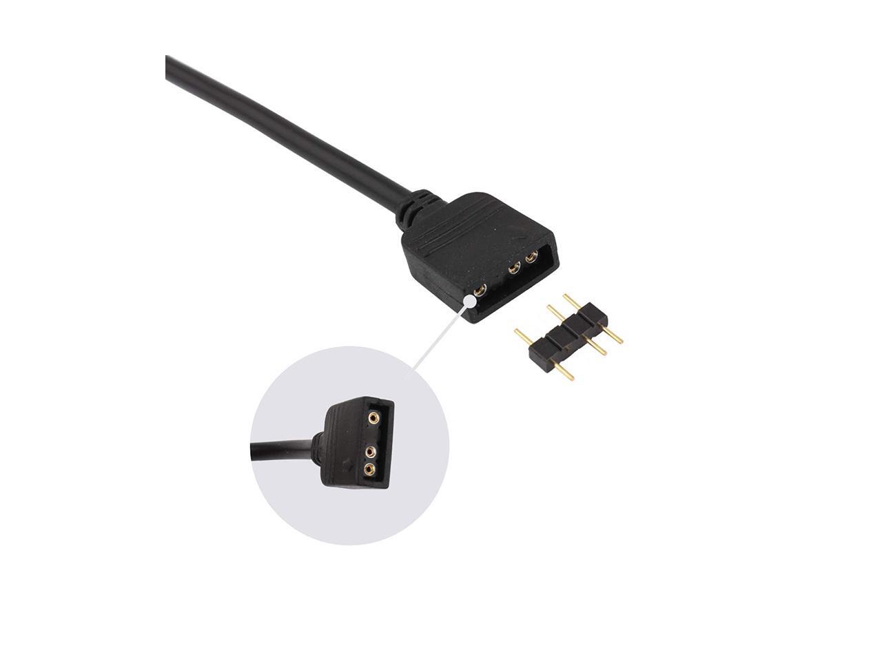 5V 3-Pin RGB / FRGB / ARGB / AURA Controller for Fans and Coolers w ...