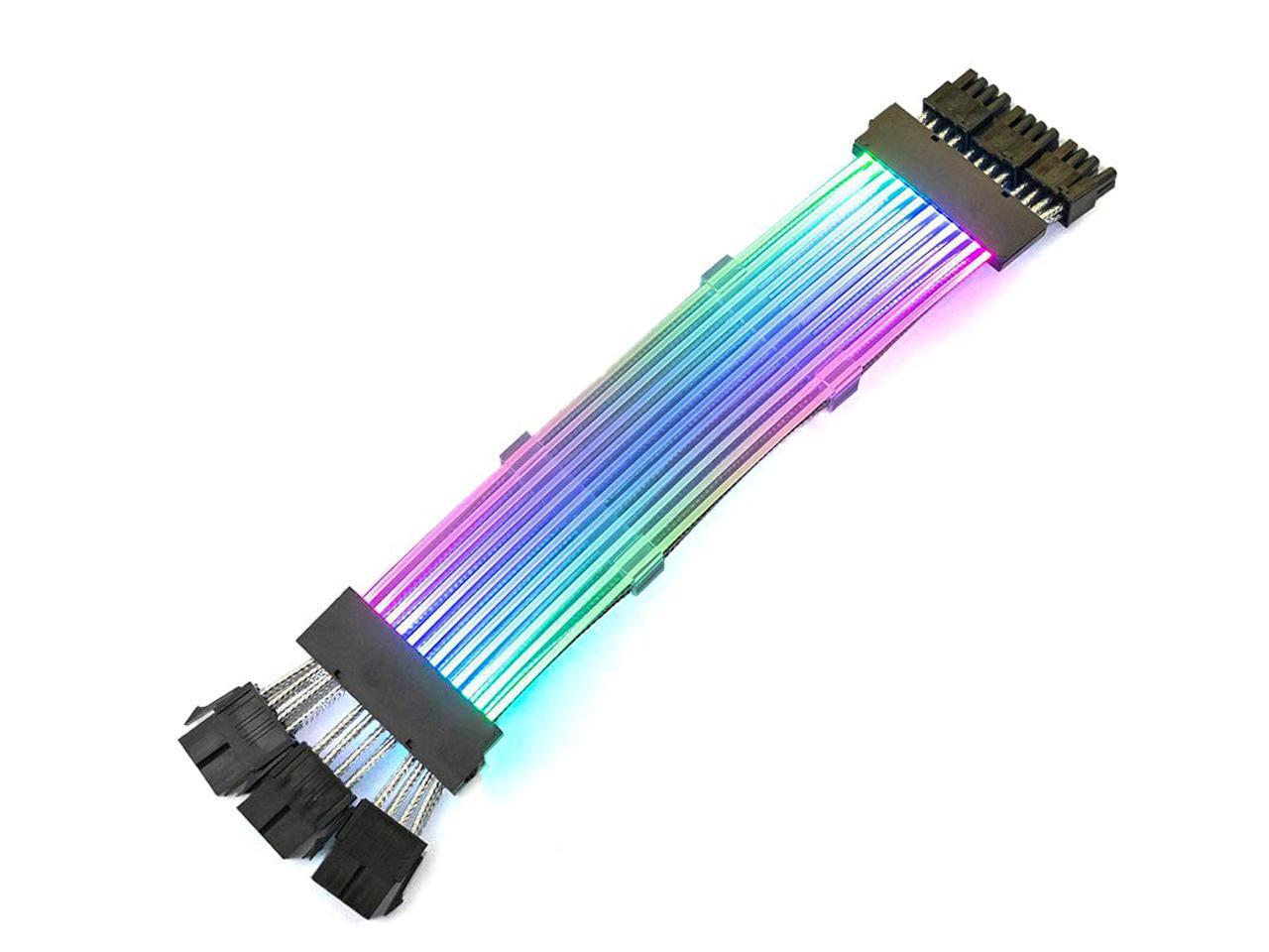 EN-Labs ARGB 3x 8-Pin GPU Power Cable,PCIe 8 Pins 5V/3Pin Addressable ...