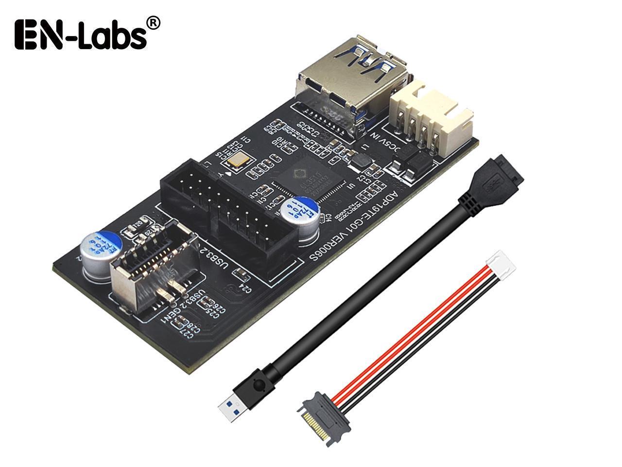 Motherboard Internal USB 3.0 20Pin/19P Header to USB 3.2 Type-E A-Key ...