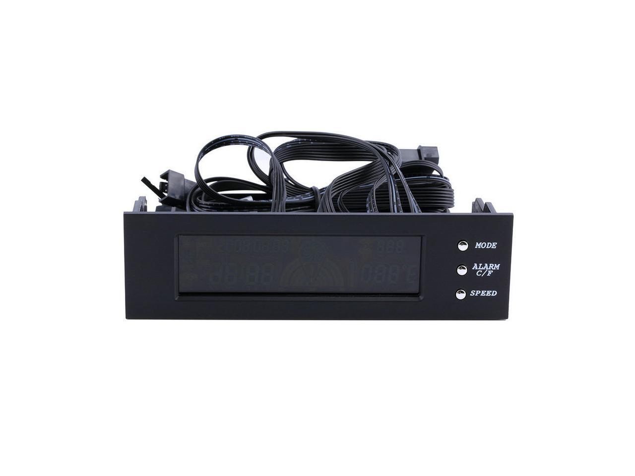 Computer 5.25" Front Panel Bay 3 Channel automatic temperature CPU Case ...